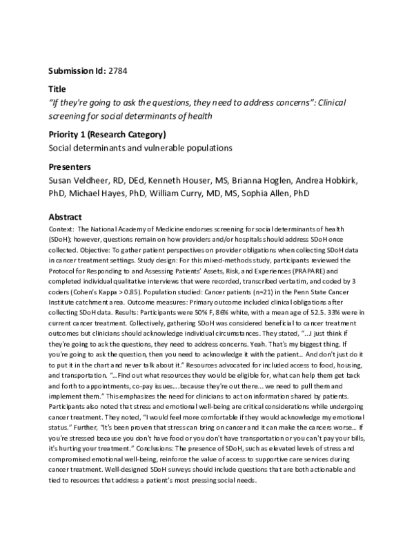 (PDF) “If they’re going to ask the questions, they need to address ...