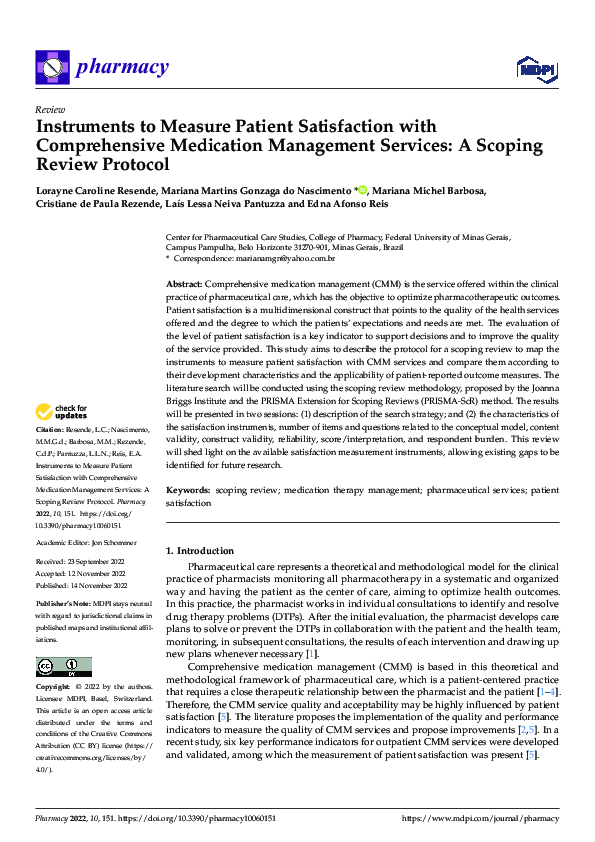 (PDF) Instruments to Measure Patient Satisfaction with Comprehensive ...