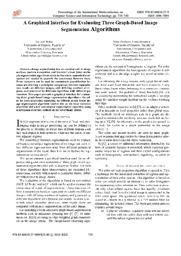 (PDF) A graphical interface for evaluating three graph-based image segmentation algorithms ...