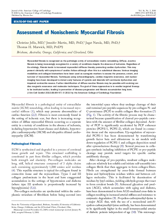(PDF) Assessment of Nonischemic Myocardial Fibrosis
