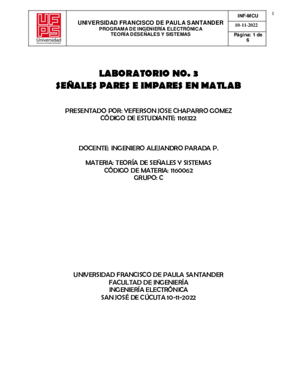 (PDF) Laboratorio 3 señales pares e impares en matlab