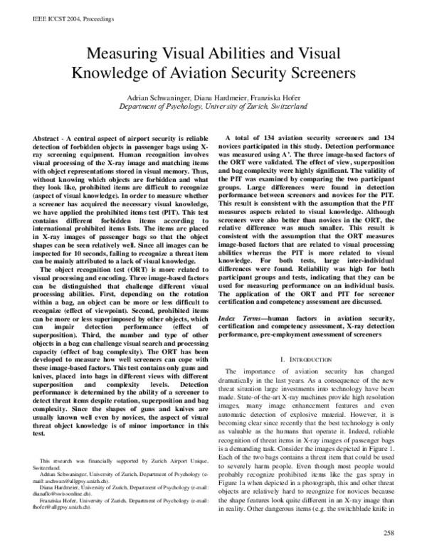 (PDF) Measuring visual abilities and visual knowledge of aviation ...