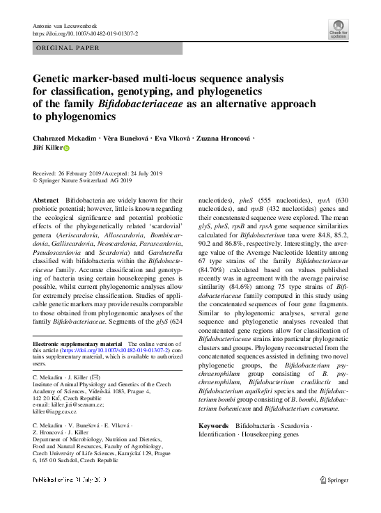 (PDF) Genetic marker-based multi-locus sequence analysis for ...