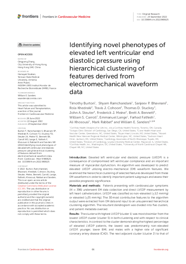 (PDF) Identifying novel phenotypes of elevated left ventricular end diastolic pressure using ...