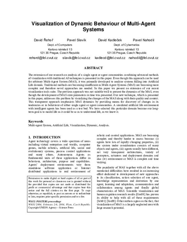 (PDF) Visualization of Meta-Reasoning in Multi-Agent Systems