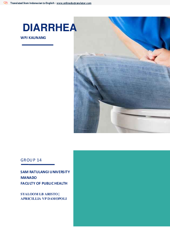 (PDF) DIARRHEA