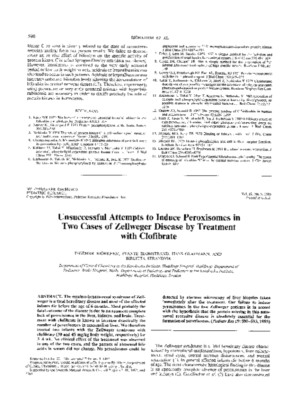 (PDF) Unsuccessful Attempts to Induce Peroxisomes in Two Cases of ...