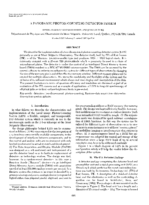 (PDF) A panoramic photon-counting detector system | Daniel Durand - Academia.edu