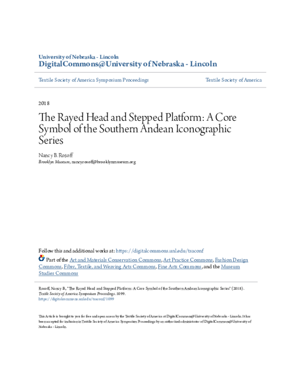 (PDF) The Rayed Head and Stepped Platform: A Core Symbol of the ...