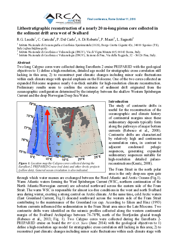 (PDF) Lithostratigraphic reconstruction of a nearly 20 m-long piston ...