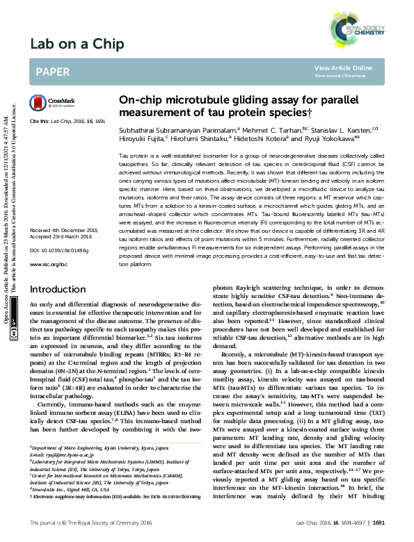 (PDF) Lab on a Chip