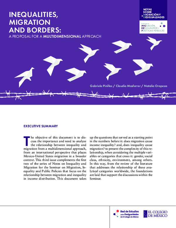 (PDF) Inequalities , Migration and Borders : A Proposal for a ...