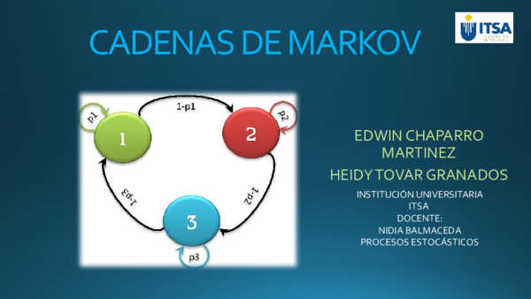 (PPT) CADENAS DE MARKOV
