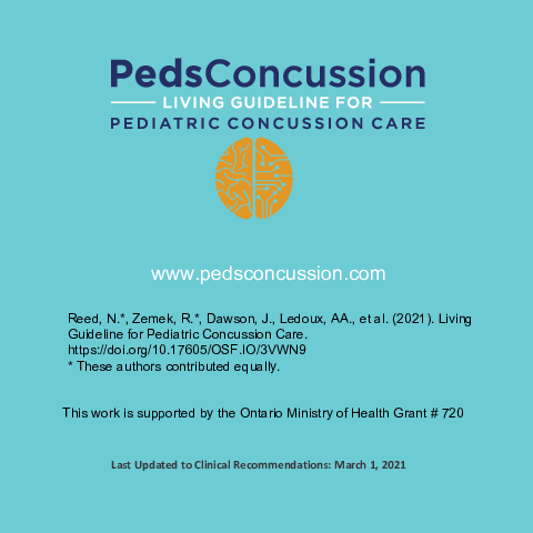 (PDF) Pediatric Concussion: Diagnosis & Management Guide