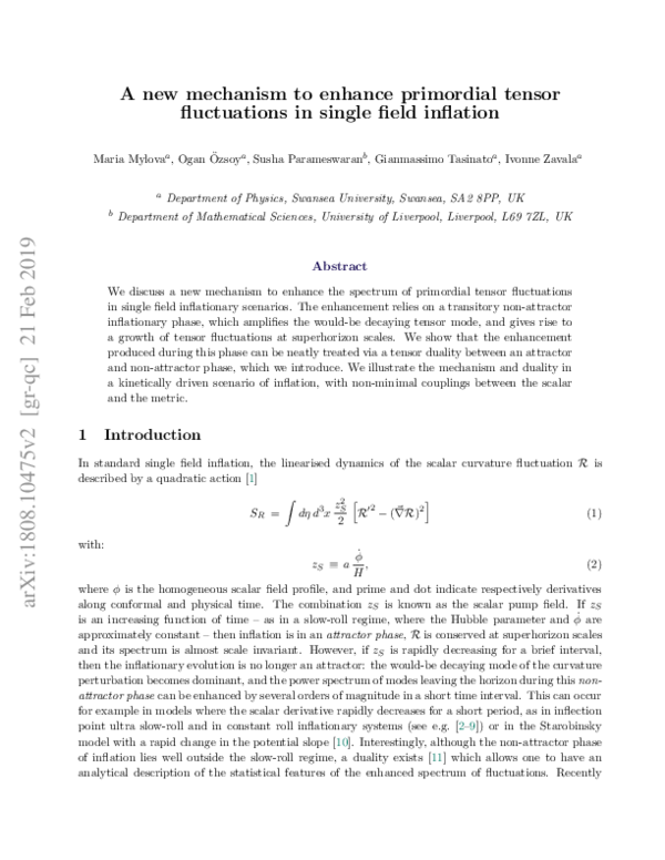 (PDF) A new mechanism to enhance primordial tensor fluctuations in ...