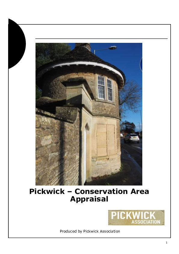 (PDF) Pickwick - Conservation Area Appraisal ~ approved as material ...