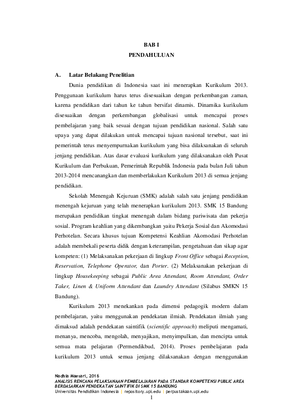 (PDF) Analisis Rencana Pelaksanaan Pembelajaran Pada Standar Kompetensi ...