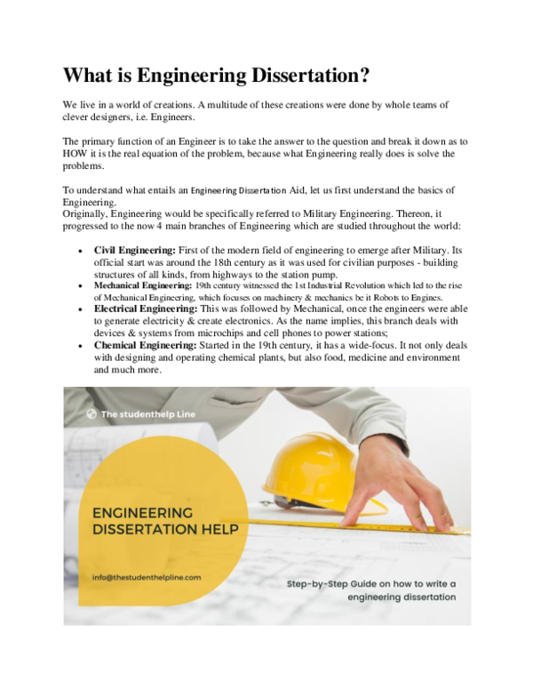 (PDF) Engineering Dissertation