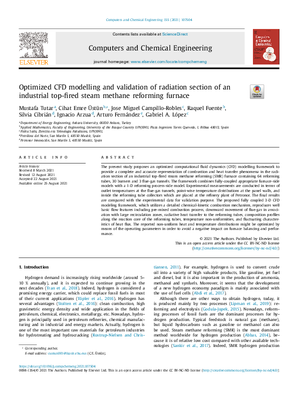 Pdf Optimized Cfd Modelling And Validation Of Radiation Section Of An