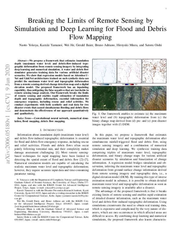 Pdf Breaking The Limits Of Remote Sensing By Simulation And Deep