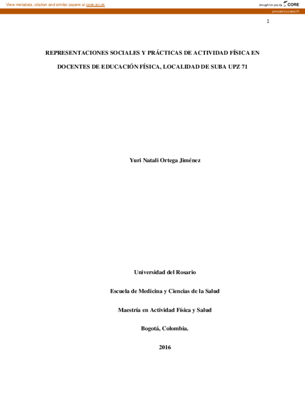 (PDF) Representaciones sociales y prácticas de actividad física en ...