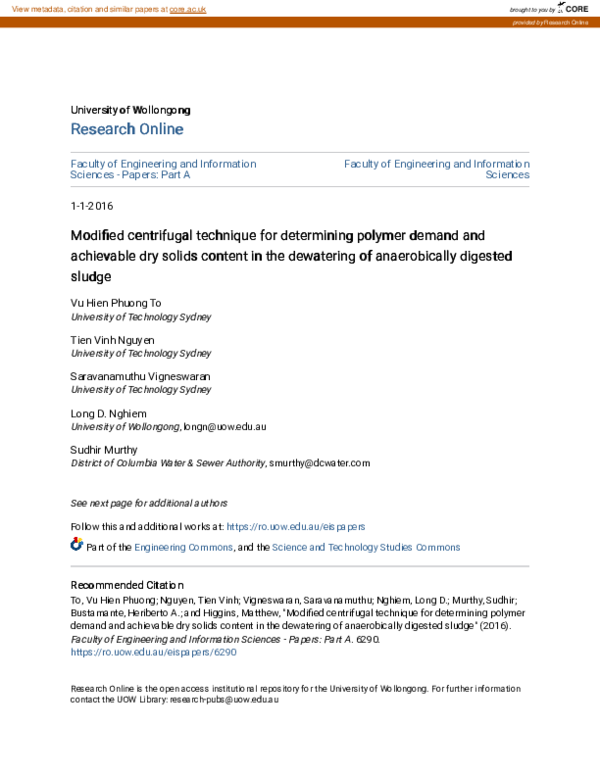 (PDF) Modified centrifugal technique for determining polymer demand and ...