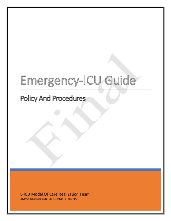 (PDF) Emergency-ICU Guide