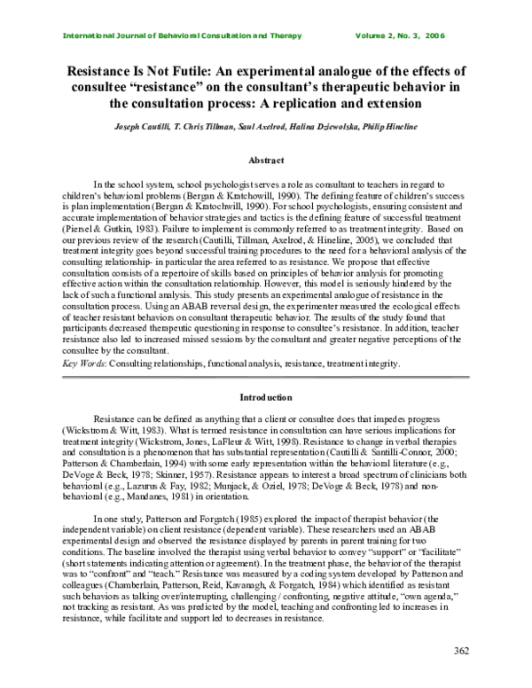 (PDF) The Consultation Process
