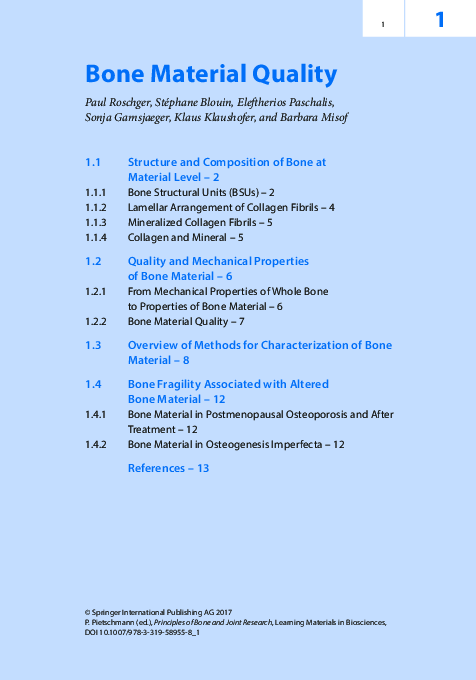 (PDF) Bone Material Quality