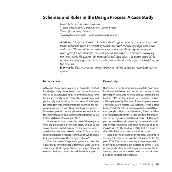 (PDF) Schemas and Rules in the Design Process: A Case Study