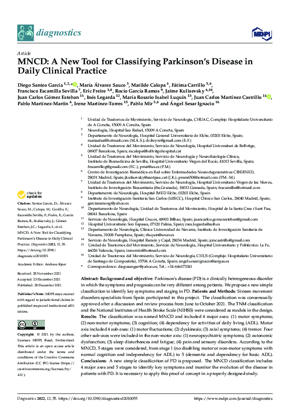 (PDF) MNCD: A New Tool for Classifying Parkinson’s Disease in Daily ...