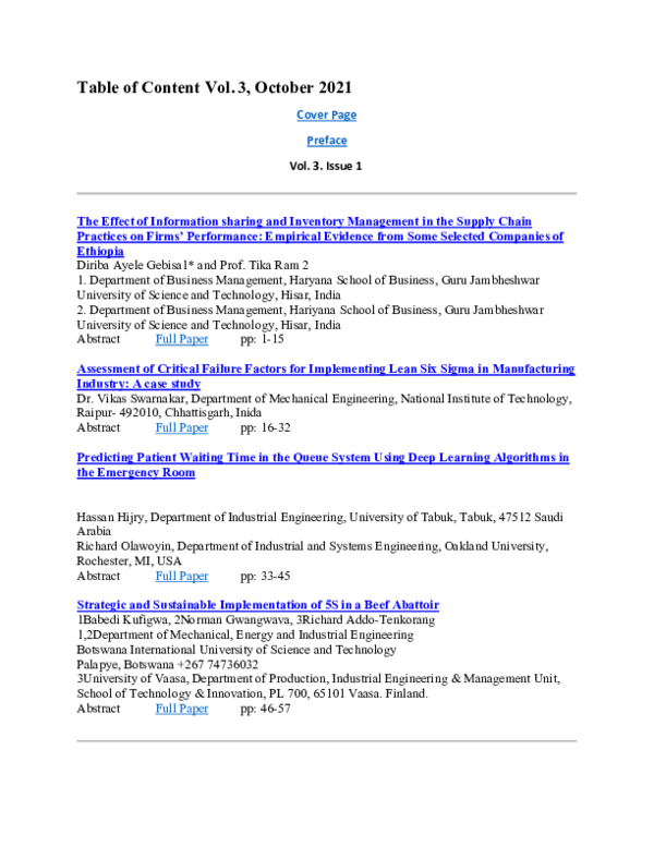 (PDF) The Effect of Information Sharing and Inventory Management in the Supply Chain Practices ...