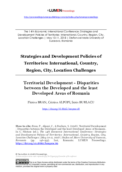 (PDF) Territorial Development - Disparities between the Developed and ...