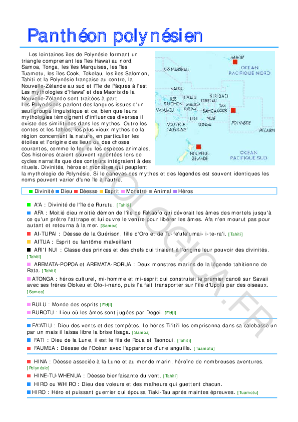 Pdf Pantheon Polynesie