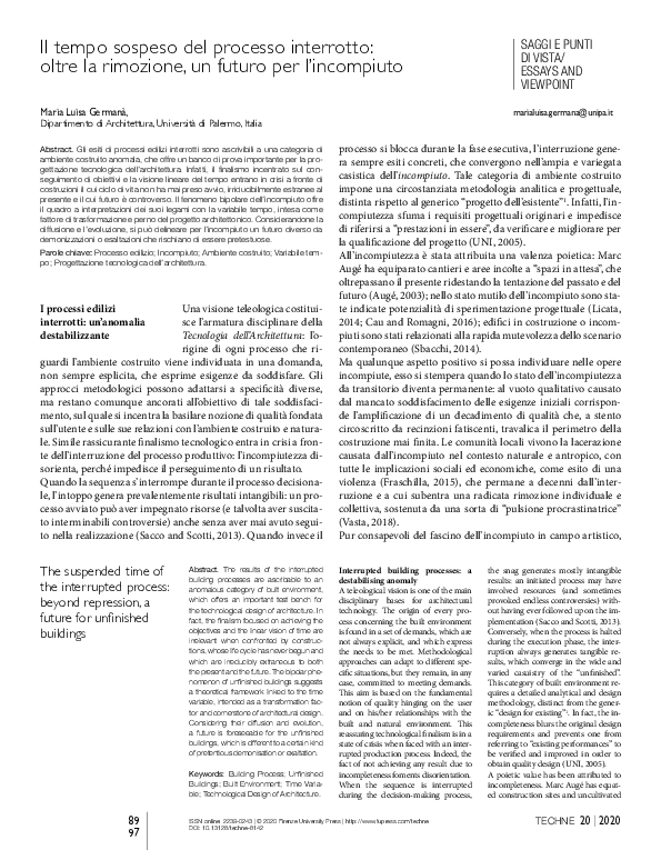 (PDF) The suspended time of the interrupted process: beyond repression ...