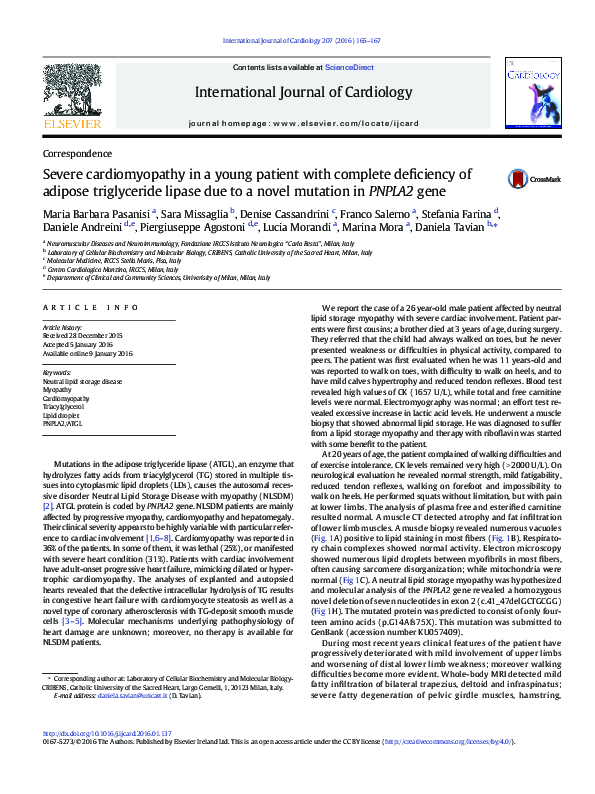 (PDF) Severe cardiomyopathy in a young patient with complete deficiency ...