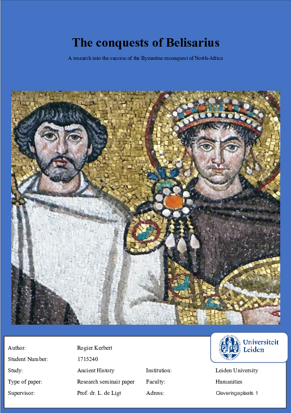 (DOC) The conquests of Belisarius: A research into the success of the ...