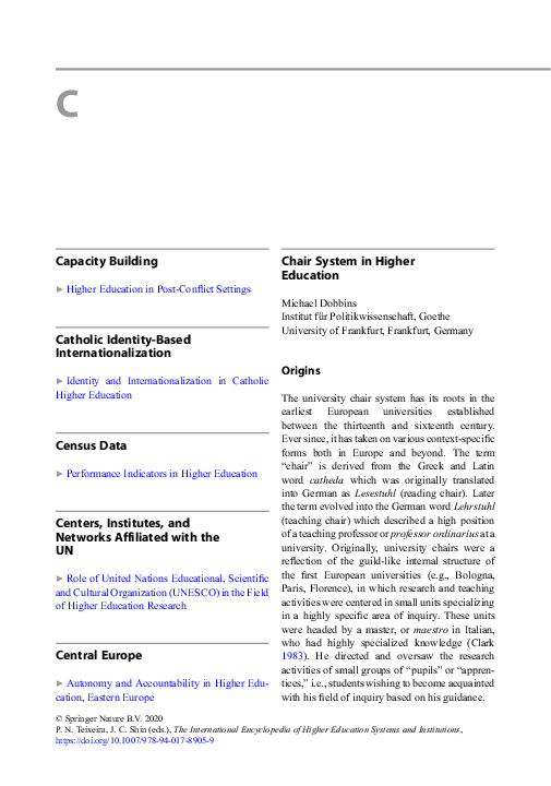 (PDF) Comparative Research, Higher Education