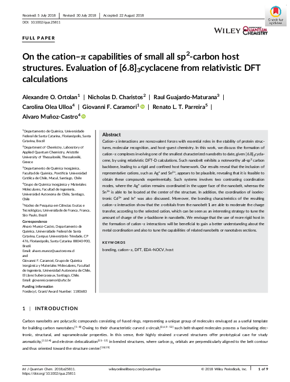 (PDF) On the cation-π capabilities of small all sp2-carbon host ...