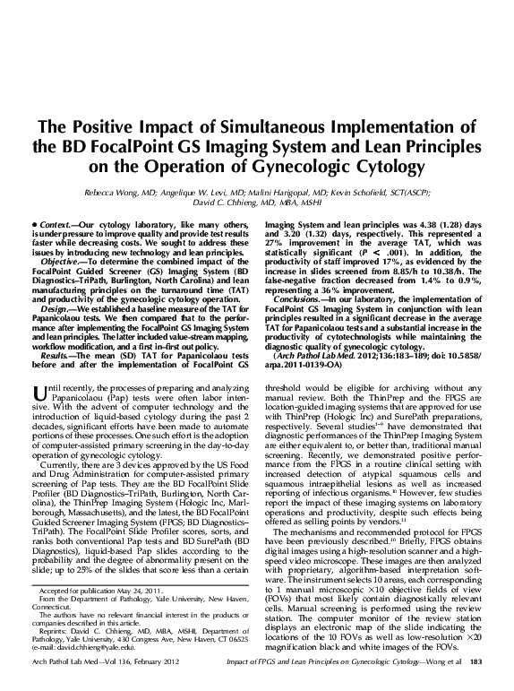 (PDF) The Positive Impact of Simultaneous Implementation of the BD ...