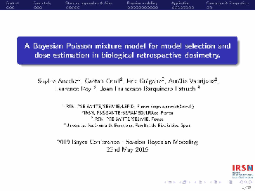 (PDF) A Bayesian Poisson mixture model for model selection and dose estimation in biological ...