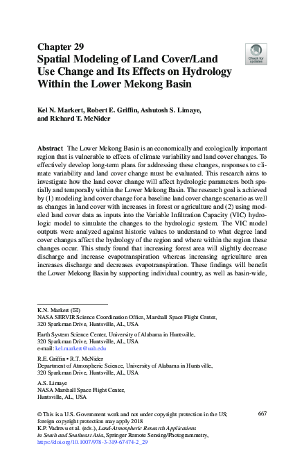 (PDF) Land Use Change Impact on Mekong Hydrology