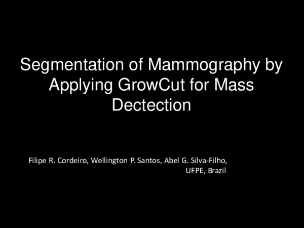 (PDF) Segmentation of Mammography by Applying GrowCut for Mass Detection