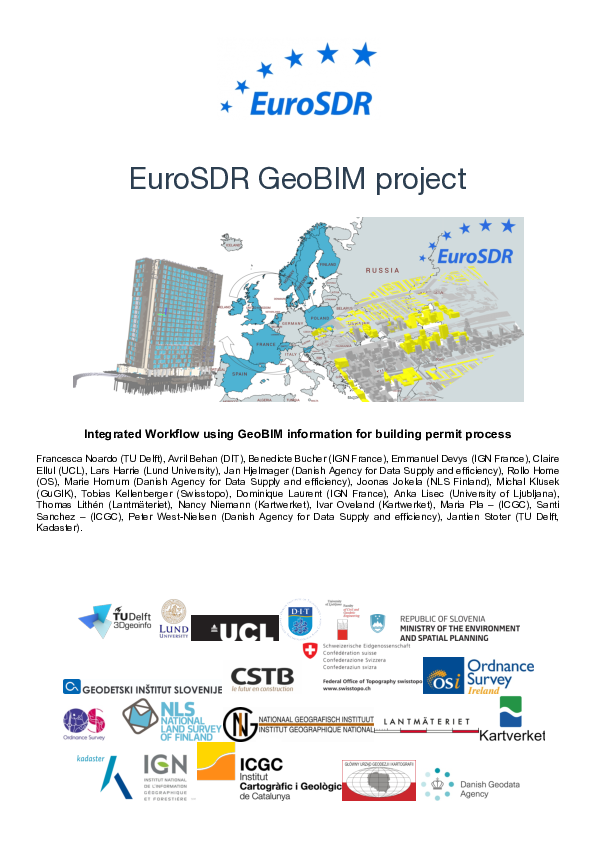 (PDF) EuroSDR GeoBIM project - Integrated Workflow using GeoBIM ...