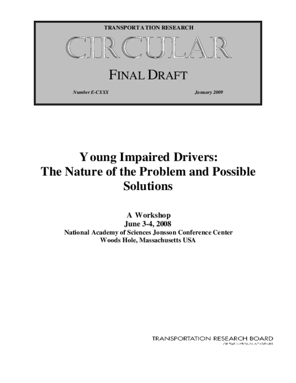 (PDF) Transportation Research Circular Final Draft