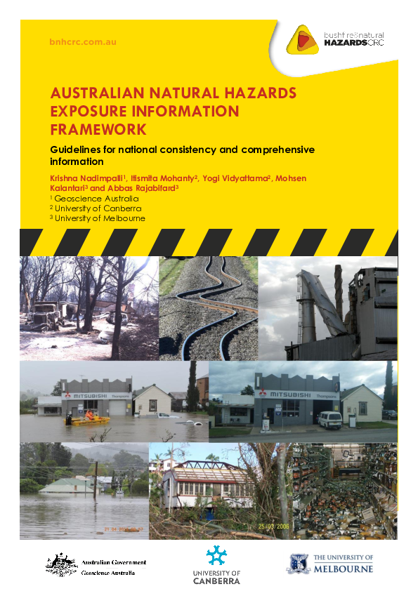 (PDF) Australian Natural Hazards Exposure Information Framework ...