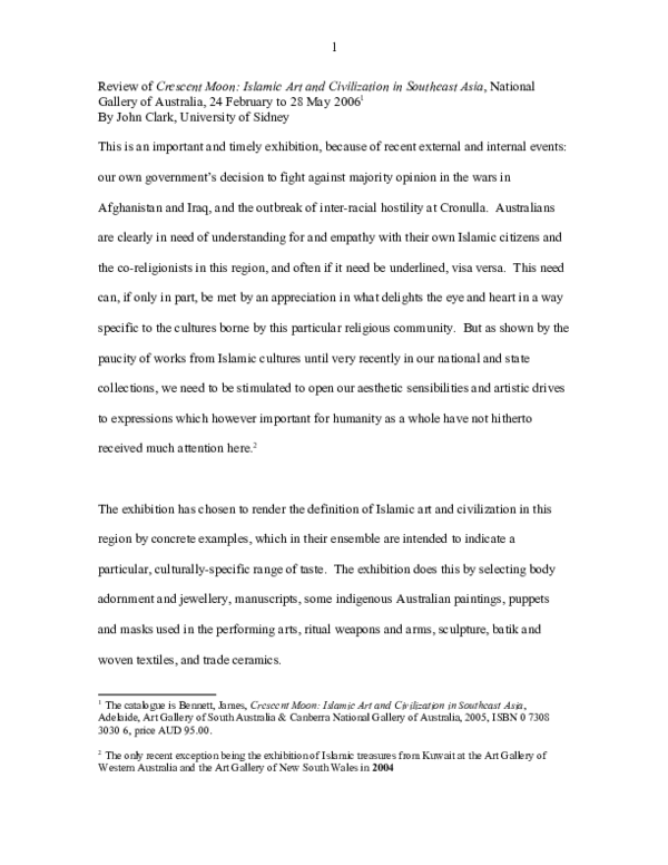 (DOC) Crescent Moon: Islamic Art and Civilization in Southeast Asia ...