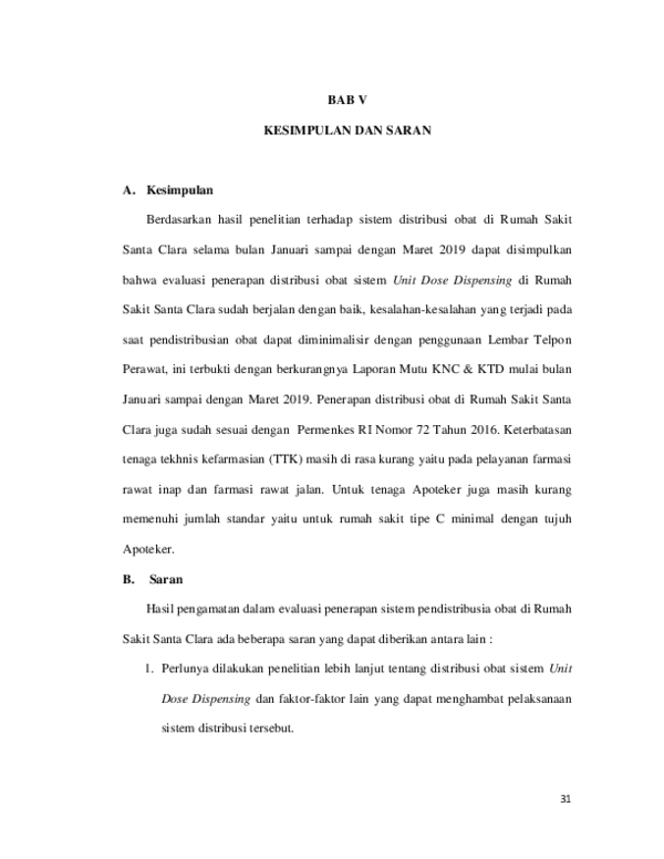 (PDF) Evaluasi penerapan distribusi obat sistem unit dose dispensing ...