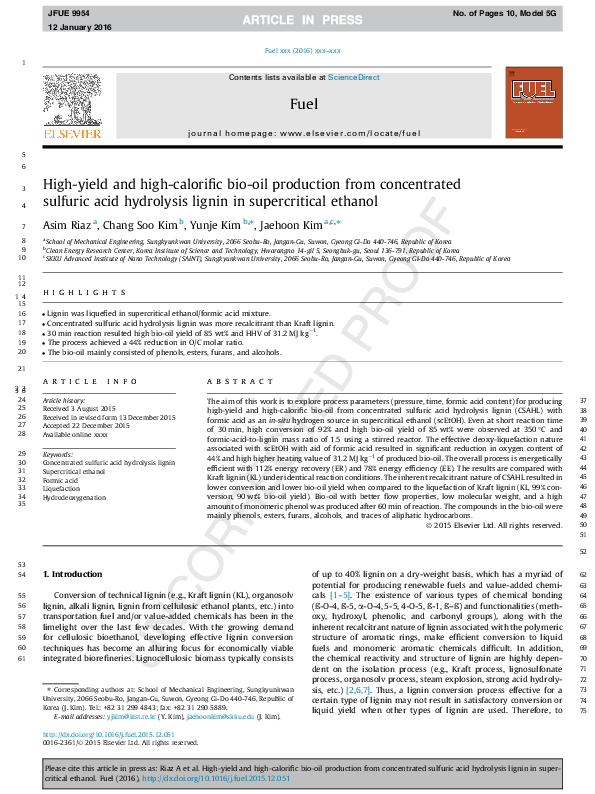 (PDF) High-yield and high-calorific bio-oil production from ...