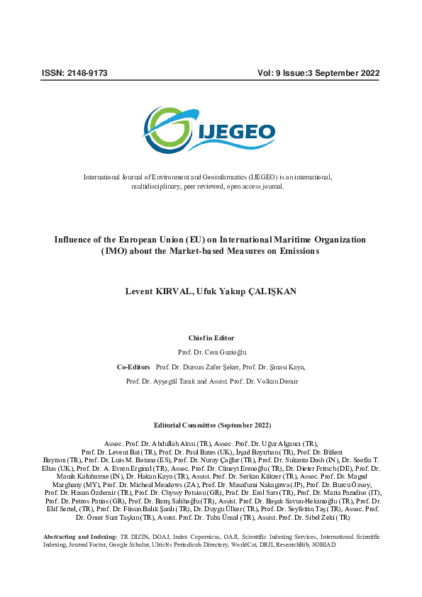 (PDF) Influence of the European Union (EU) on International Maritime ...